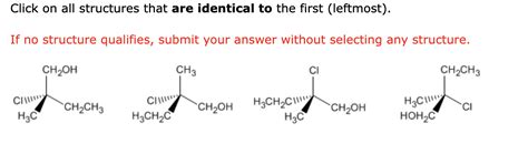 Solved Click on all structures that are identical to the | Chegg.com
