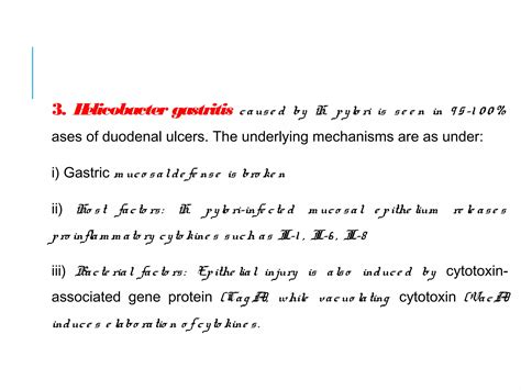 Etiology And Pathogenesis Of Peptic Ulcer Ppt