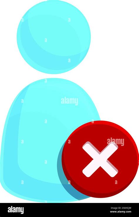 Delete Forum User Icon Cartoon Of Delete Forum User Vector Icon For