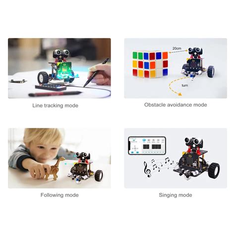 yahboom microbit smart car support app control makecode programming