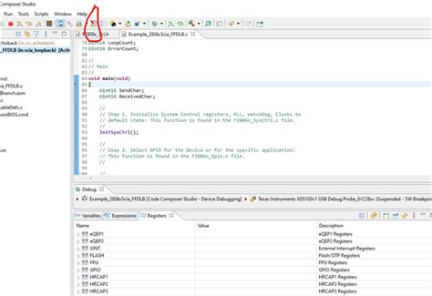 Launchxl F M Sci Not Able To Transmit Data Through Motorware Drivers With Sci Code Only