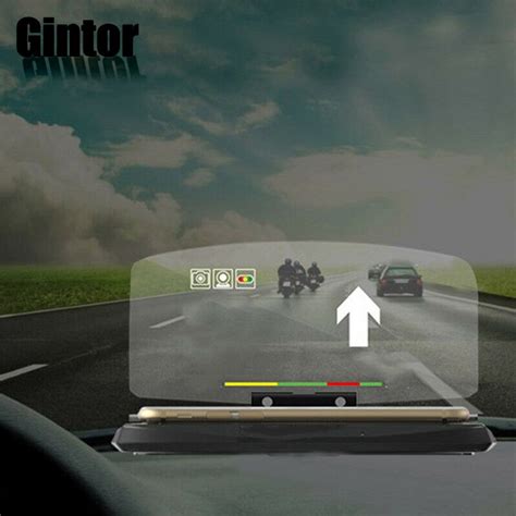 자동차 속도 Hud 헤드업 디스플레이 전화 네비게이션 스마트폰 홀더 Gps Hud 디스플레이 범용유니버설 차 지지대