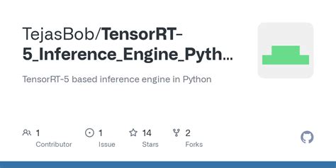 github tejasbob tensorrt 5 inference engine python tensorrt 5 based