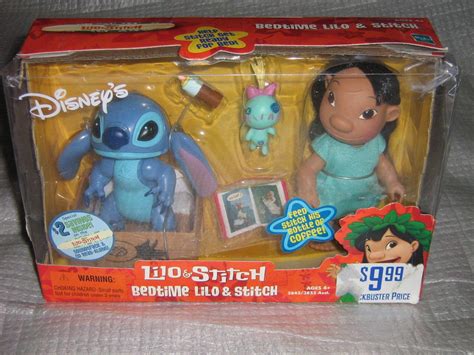 Disneys Lilo And Stitch Bedtime Lilo And Stitch Figure Set Hasbro 2002