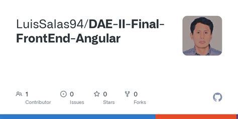 GitHub LuisSalas94 DAE II Final FrontEnd Angular