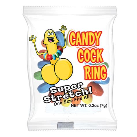 Adult Novelty Edible Candy Cock Ring Sweet And Sexy Oral Fun Sexyland