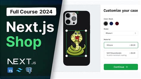 Build A Complete E Commerce Shop With Next Js Tailwind React Full Course