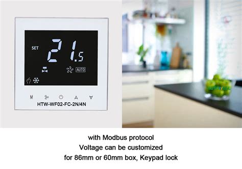 Smart Thermostat With Modbus 0 10v Modulating Valve