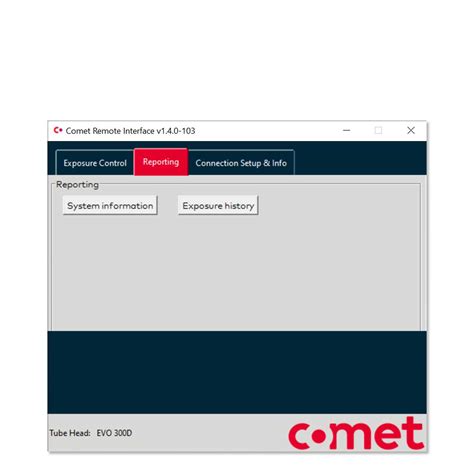 Remote Interface Comet Industrial X Ray