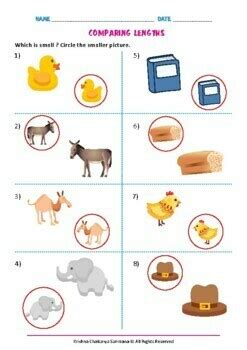 Comparing Objects Larger Or Smaller By Krishna Chaitanya Sambana