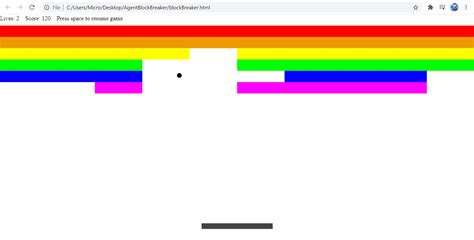 Github Microjedi Blockbreaker A Block Breaker Game Made Using Canvas D