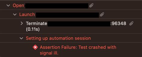 Assertion Failure Test Crashed Wi Apple Developer Forums