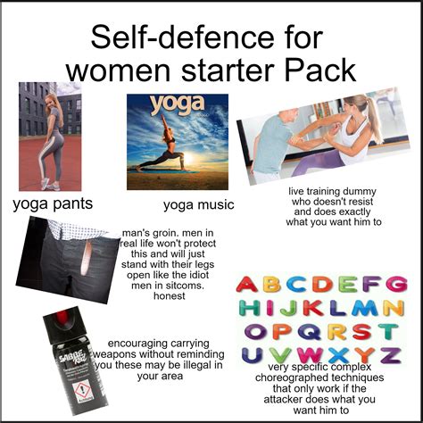 Self Defence For Women Starter Pack Rstarterpacks Starter Packs