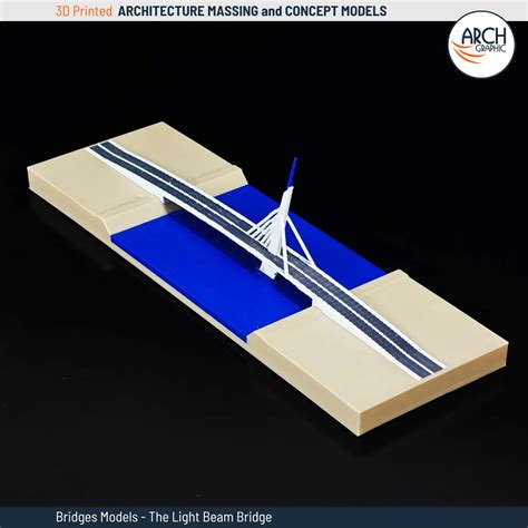 3d Printed Massing And Concept Bridges Models