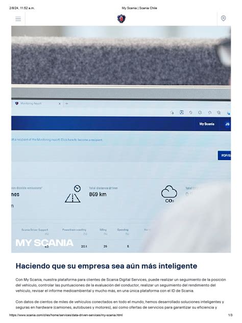 My Scania - Scania Chile | PDF