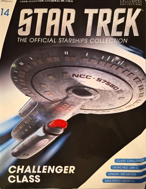 Eaglemoss Star Trek Starships Issue 114 Challenger Class Uss Buran