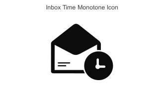 Inbox Time Monotone Icon In Powerpoint Pptx Png And Editable Eps Format PPT PowerPoint