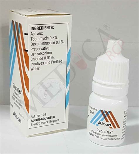 Medica Rcp Tobradex Eye Drops° Indications Side Effects