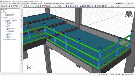 Church Gallery Slab Modeling In Protastructure Preview Youtube