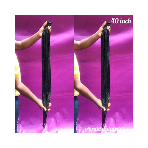 Lapknee Length 120 Strands Medium Size Box Braids Perfect Etsy