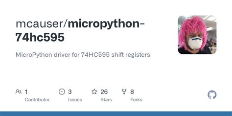 Github Mcausermicropython 74hc595 Micropython Driver For 74hc595 Shift Registers