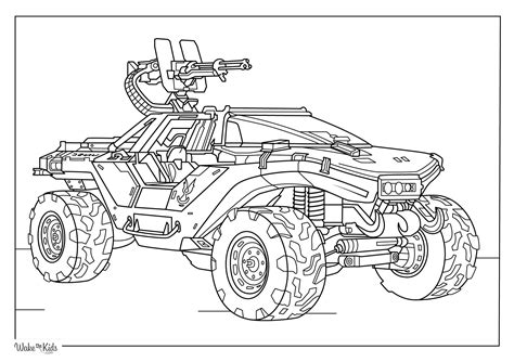 Halo Warthog Coloring Mega Construx Halo Warthog Run Groupon Goods