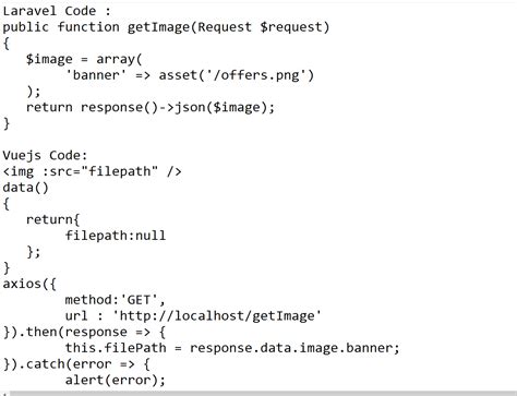 Laravel Unable To Retrieve Image From Laravel Api To Vue Component