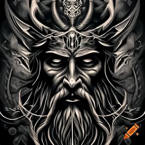 Odin Viking God Tattoo