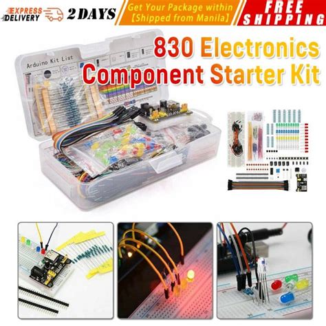 ️【same Day Delivery】 【400 830 】electronics Component Basic Starter Kit With 830 Tie Points