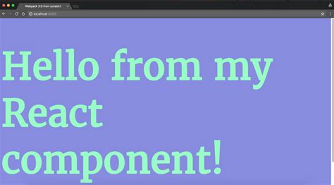 How To Setup Webpack 20 From Scratch In 2017 — Part V By Trevor