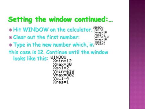 Graphing With A Calculator Ppt