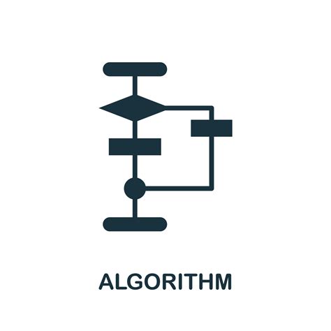 Algorithm Icon Creative Simple Design From Artificial Intelligence