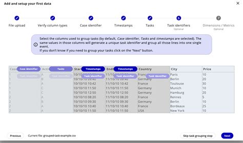 Grouped Tasks Process360 Live Mining Documentation