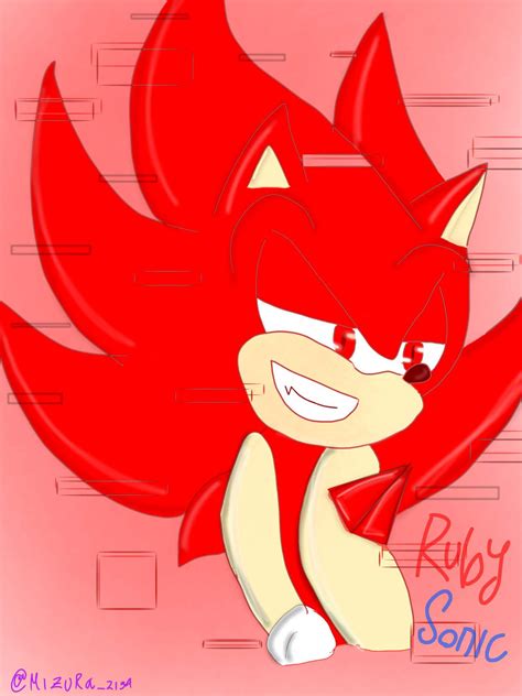 Ruby Sonic ️ Sonic The Hedgehog Amino
