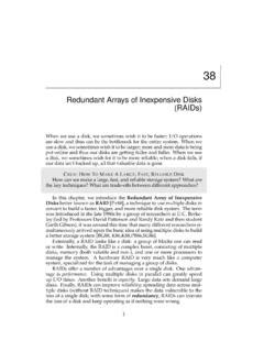 Redundant Arrays Of Inexpensive Disks RAIDs Redundant Arrays Of Inexpensive Disks Raids Pdf