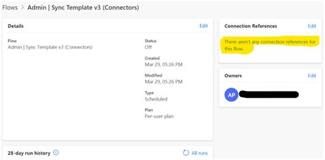 Bug Admin Sync Template V3 Two Flows Missing Connectors · Issue 880 · Microsoft