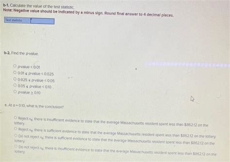 Solved A Report Finds That Massachusetts Residents Spend An