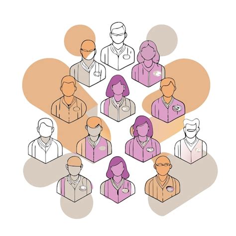 A Diverse Group Of People Connected In A Network Symbolizing Teamwork Collaboration And