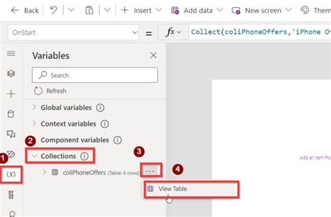 How To Create A Power Apps Collection On Onstart Property Enjoy Sharepoint