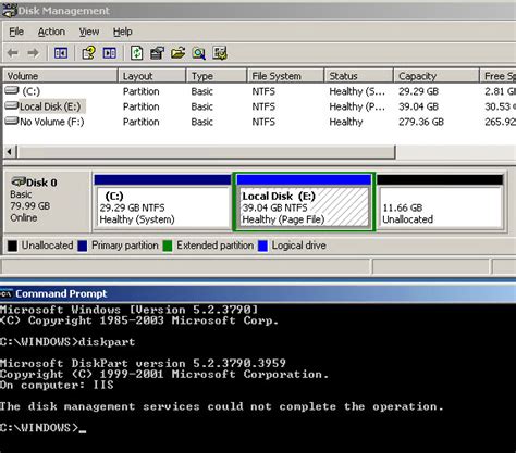 Solved Extending Existing Partition In Windows 2003 Server Experts