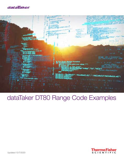 Datataker Dt80 Range Code Pdf File Transfer Protocol Usb Flash Drive