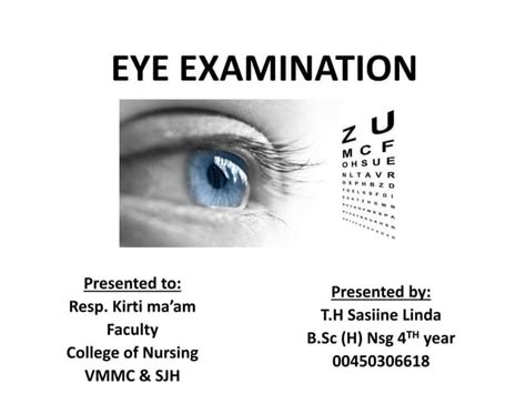 Eye Examination Pdf