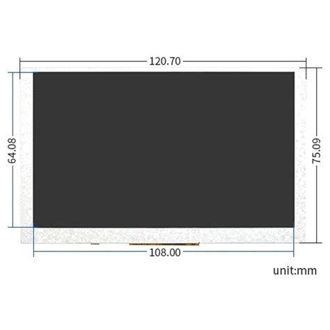 Waveshare 5 Inch Dpi Ips Tft Lcd Display 800480 Pixels Raspberry Pi Compatible Ws 16381