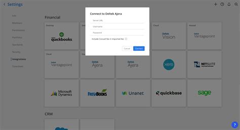Deltek Ajera Cloud Integration