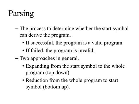 Recursive Descent Parsing Pptx
