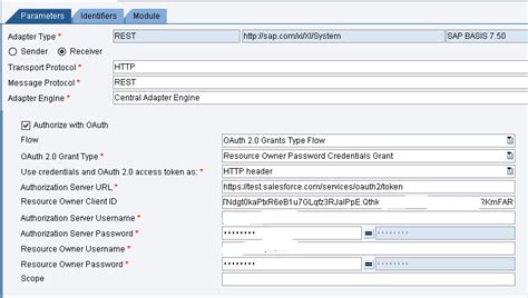 sap po rest integration with salesforce oauth sap community