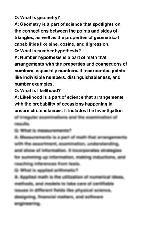 SOLUTION Q What Is Arithmetic A Science Is The Investigation Of Numbers Amounts Sh 20240429