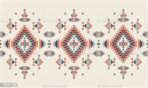 기하학적 민족 패턴 동양 원활한 패턴 직물 커튼 배경 카펫 벽지 의류 포장 Batik 직물 벡터 일러스트 레이 션을위한 디자인 패턴 스티 0명에 대한 스톡 벡터 아트 및