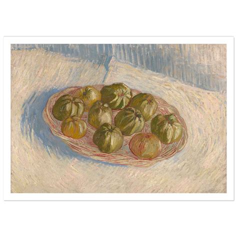 Basket Of Apples Vincent Van Gogh Museum Quality Art Print Wallango