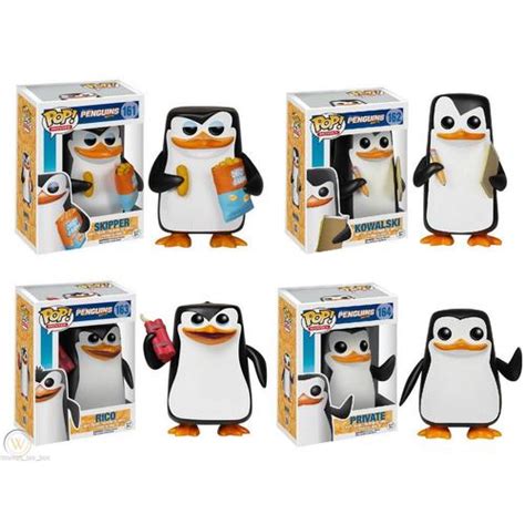 Jual Funko Pop Penguins Rico And Private And Kowalski And Skipper